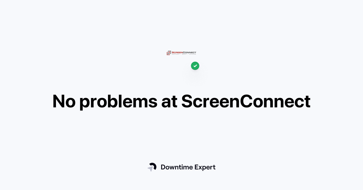 Is ScreenConnect down? Real-time outages and issues | Downtime Expert